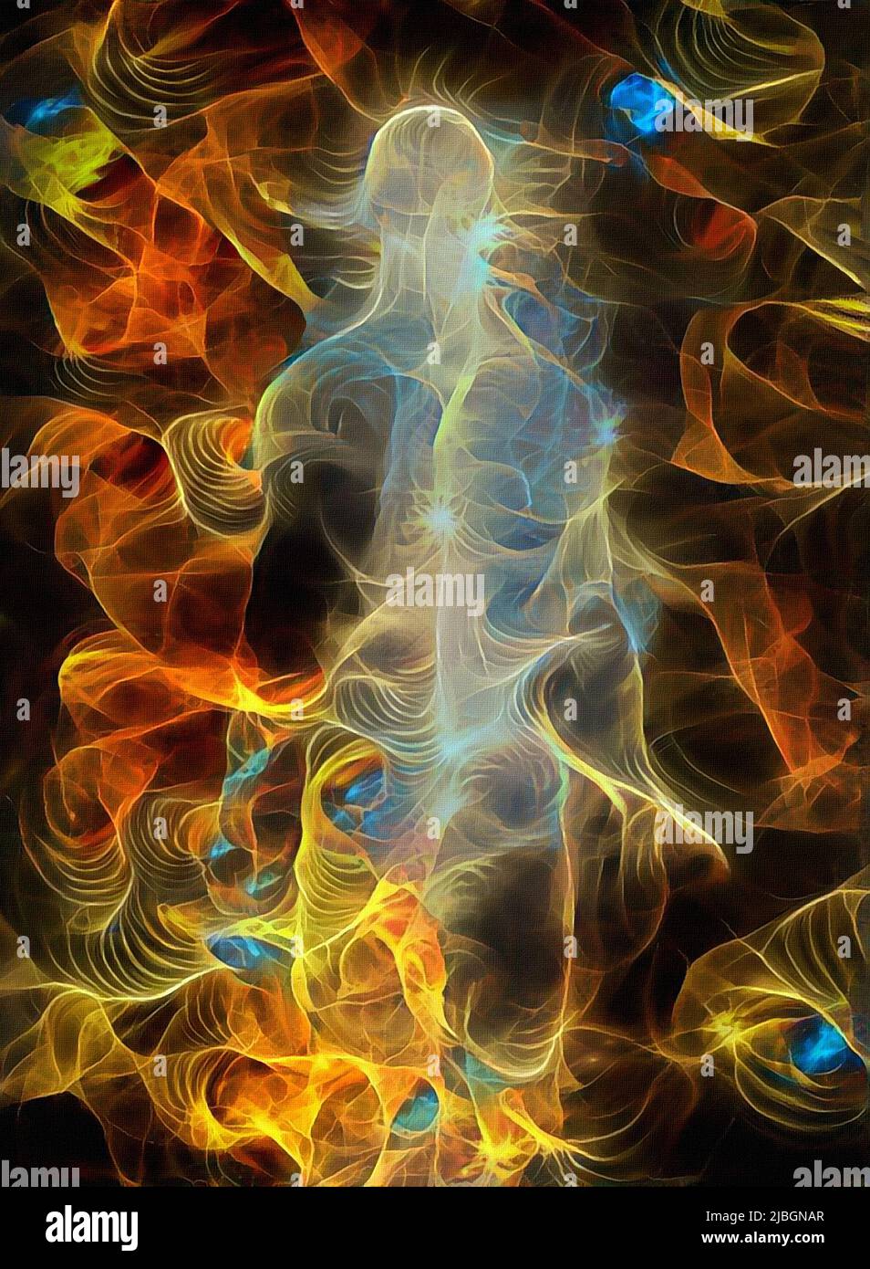 The Soul. Abstract art. 3D rendering Stock Photo - Alamy