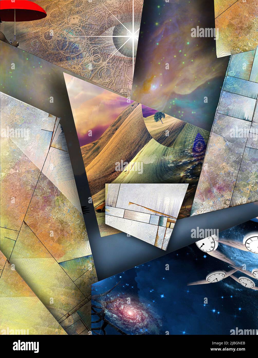 Dimensional abstract art. 3D rendering Stock Photo - Alamy