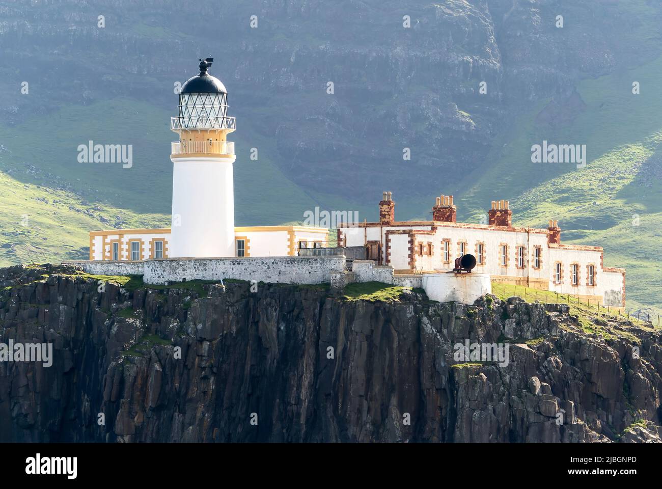 Neist Point lighthouse, Isle of Skye, Scotland, United Kingdom, 29 May ...