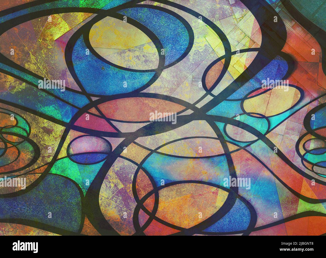 Swirl Abstract Art. 3D rendering Stock Photo - Alamy