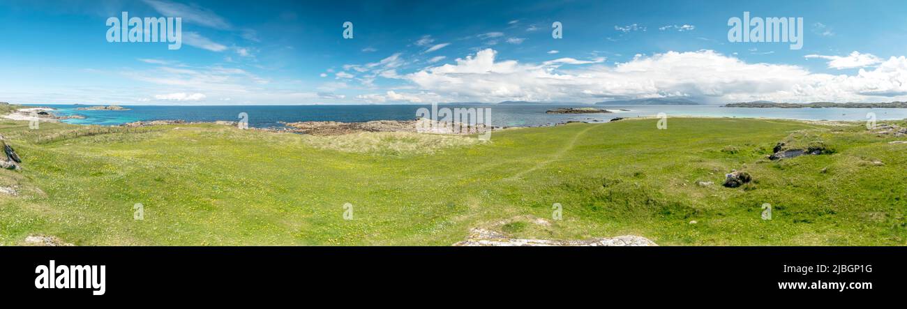 Scenery of the island of Iona, Scotland, United Kingdom, 31 May 2022 ...