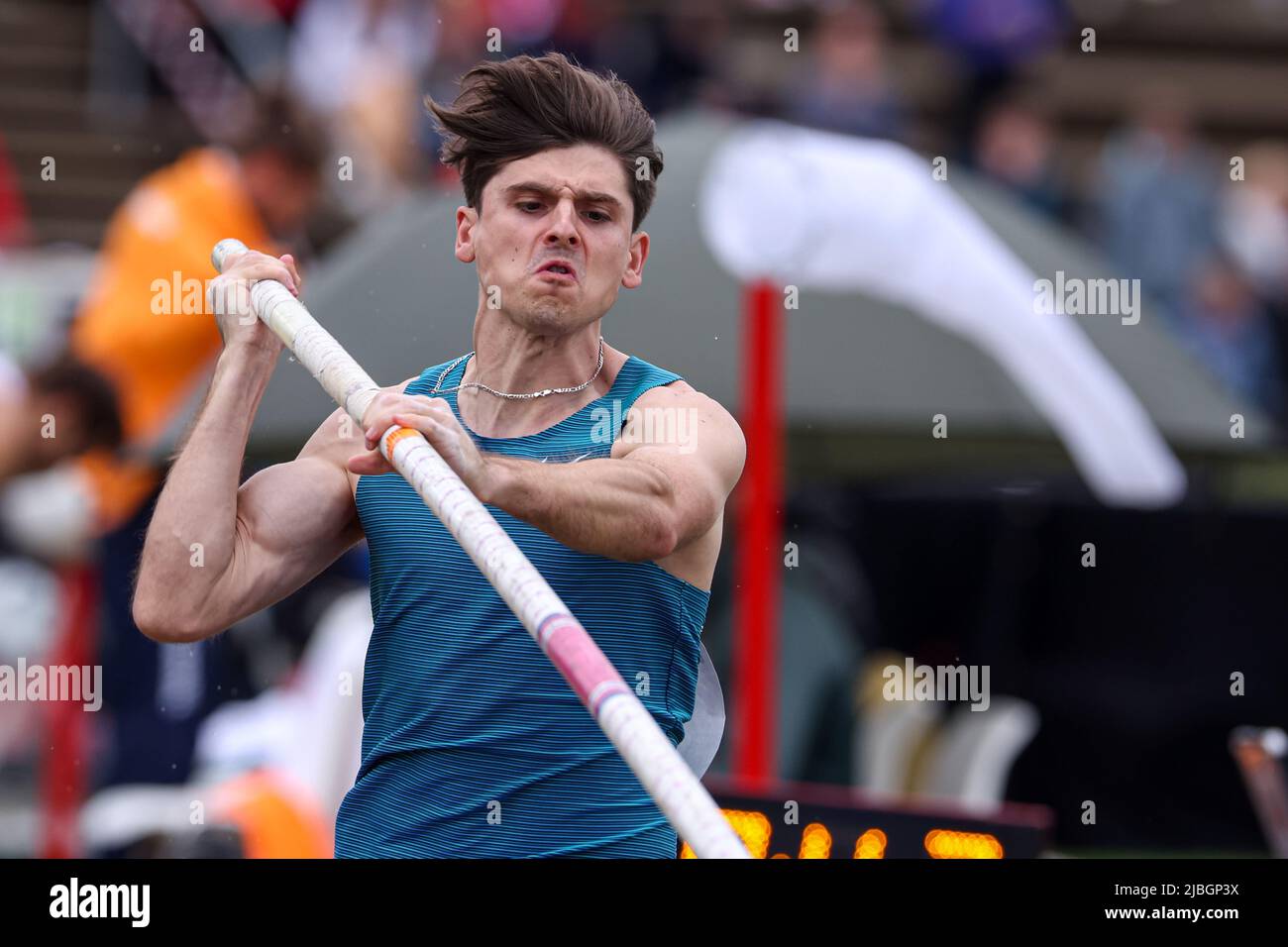 HENGELO, NETHERLANDS - JUNE 6: Jacob Wooten of United States during the ...