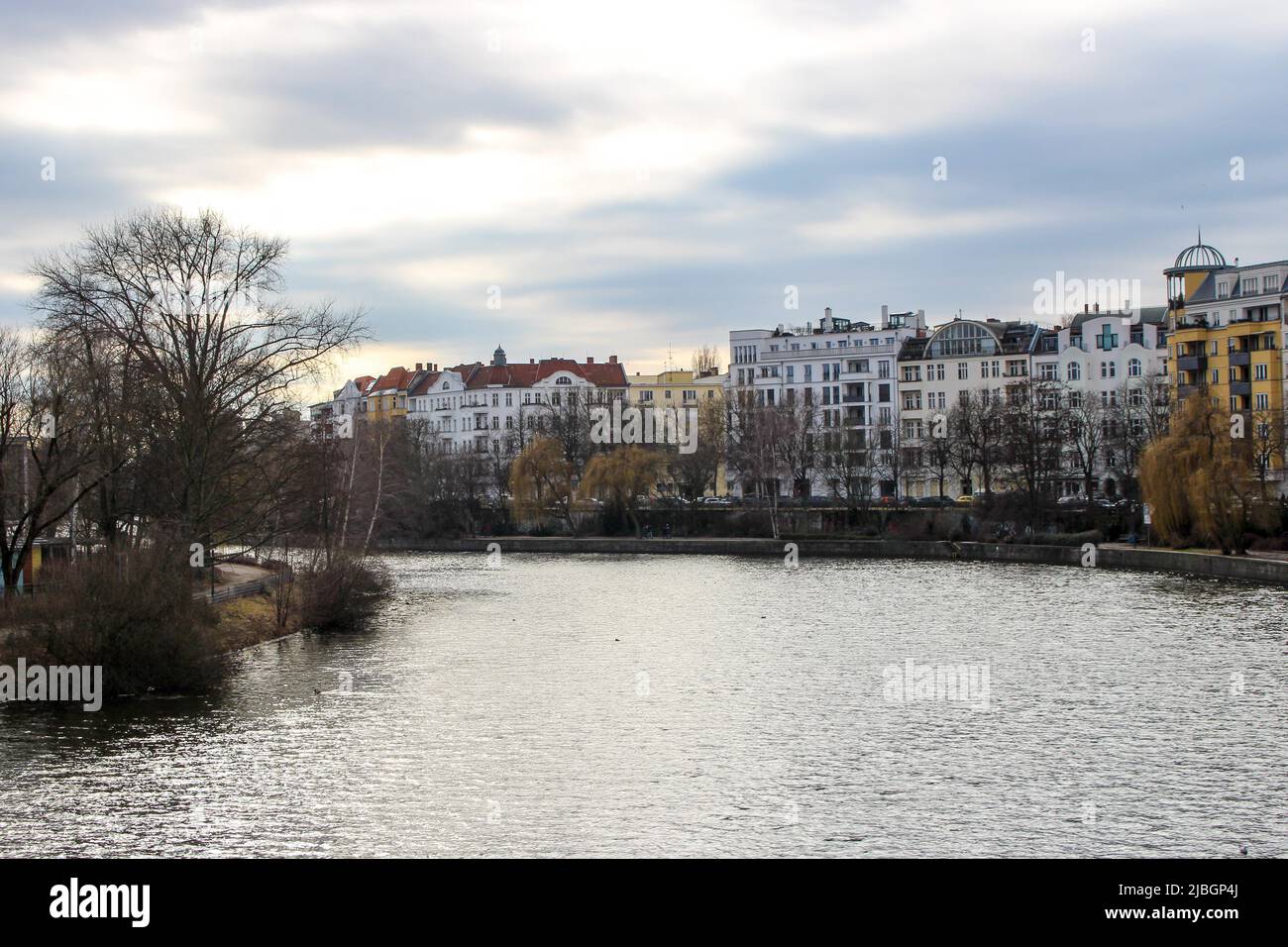 Cityscape of Berlin near Mitte district and River Spree, Berlin ...