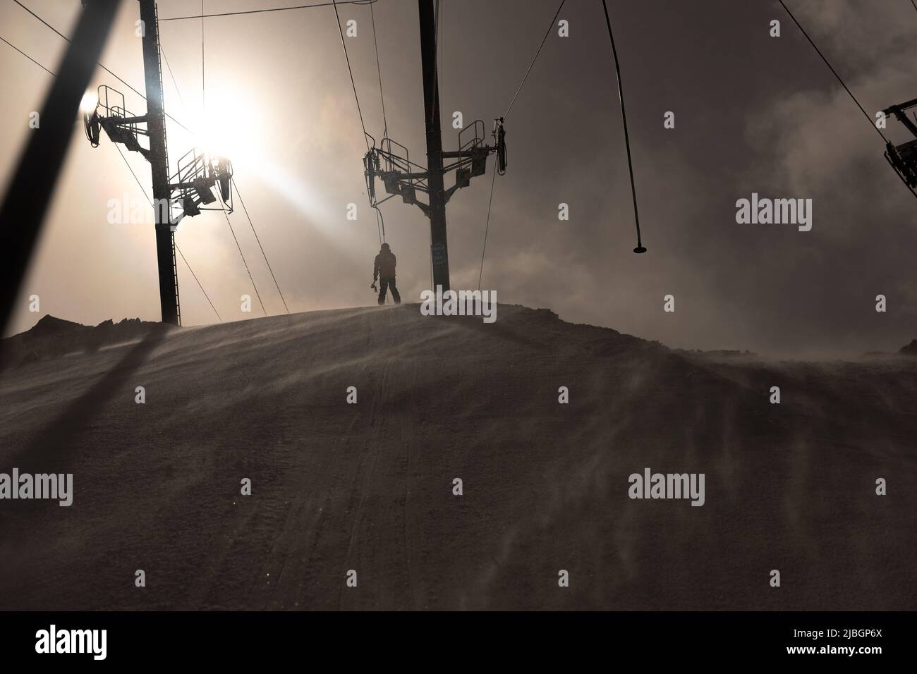 Ski resort family europe hi-res stock photography and images - Alamy