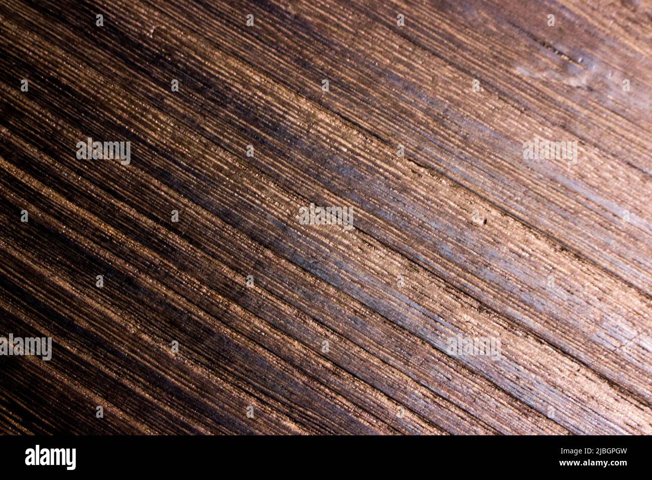 Dark & rough wood texture for background. The surface of wood is sooty ...