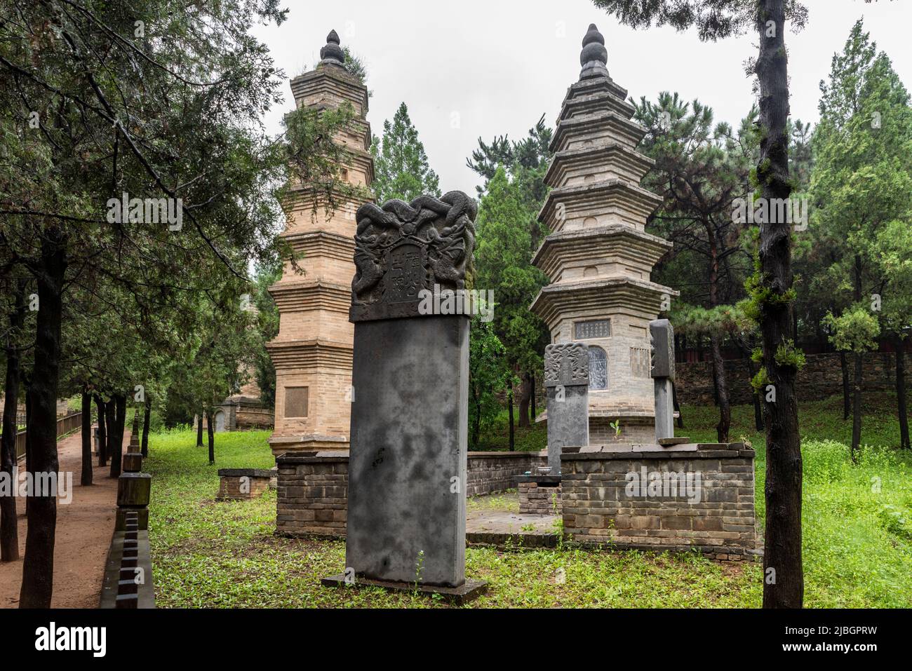 The pagoda forest in Shaolin Temple is a concentration of more than 250 ...
