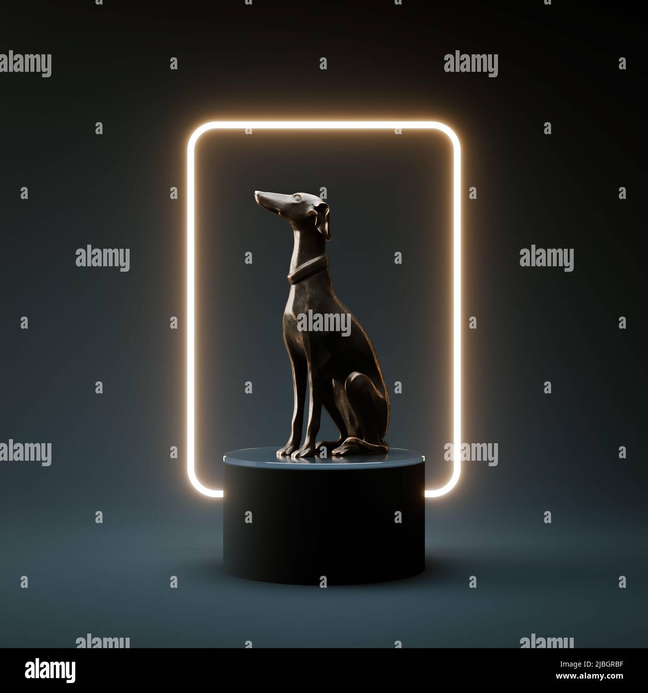 Whippet sculpture hi-res stock photography and images - Alamy
