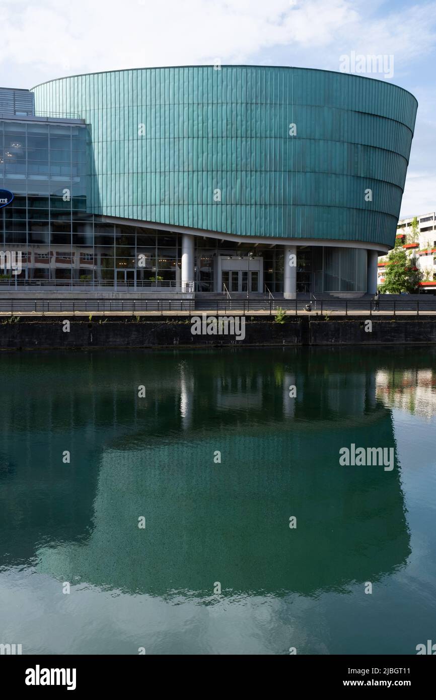 'UGC Cine Cite Strasbourg' cinema building in Strasbourg on Presqu'ile ...