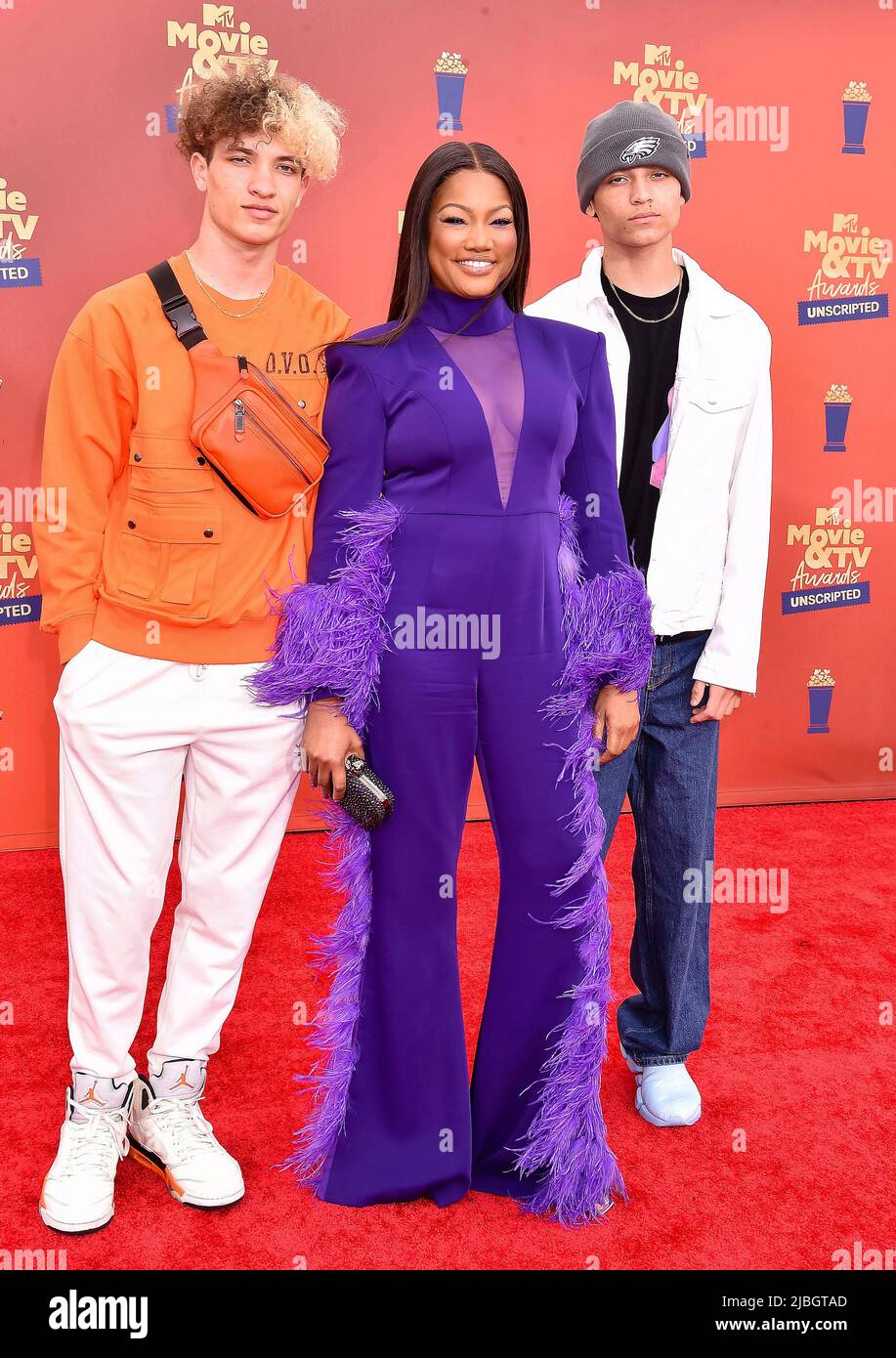 Garcelle Beauvais and her sons Jaid Thomas Nilon (l) and Jax Joseph ...