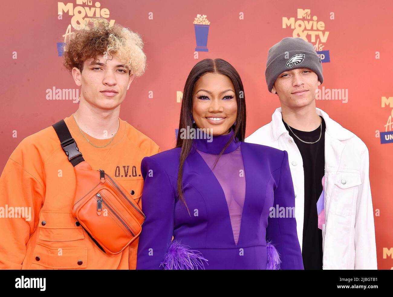 Garcelle Beauvais and her sons Jaid Thomas Nilon (l) and Jax Joseph ...