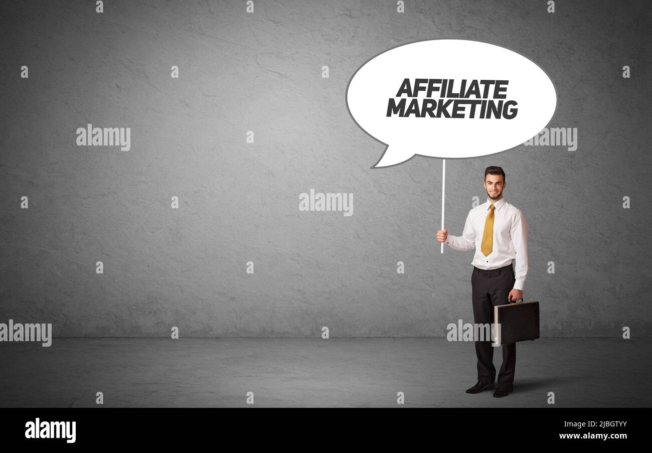 business person in casual holding road sign Stock Photo - Alamy