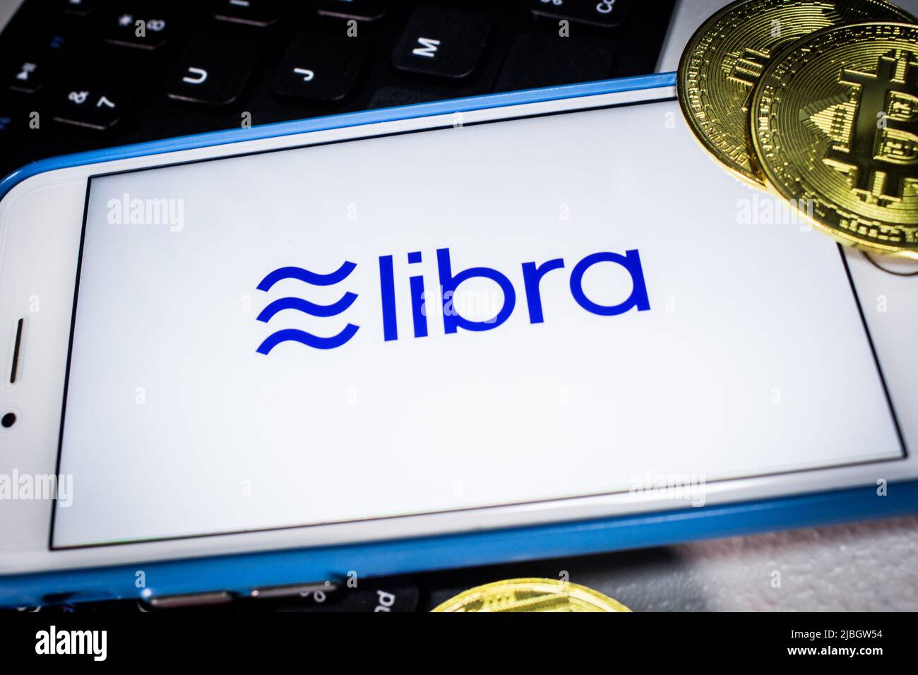 The Concept image of Libra, a permissioned blockchain digital currency ...