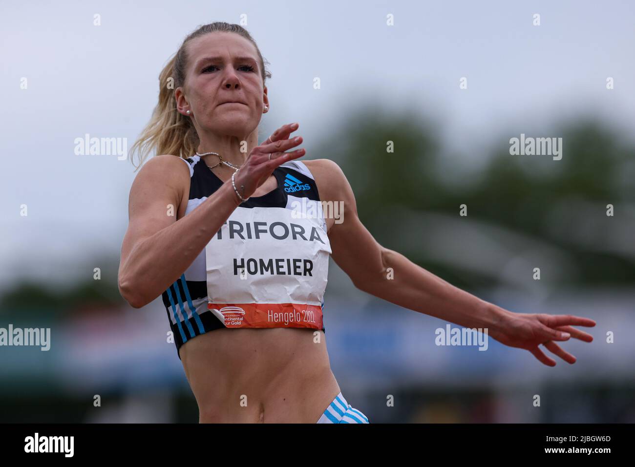 HENGELO, NETHERLANDS - JUNE 6: Merle Homeier of Germany during the FBK ...