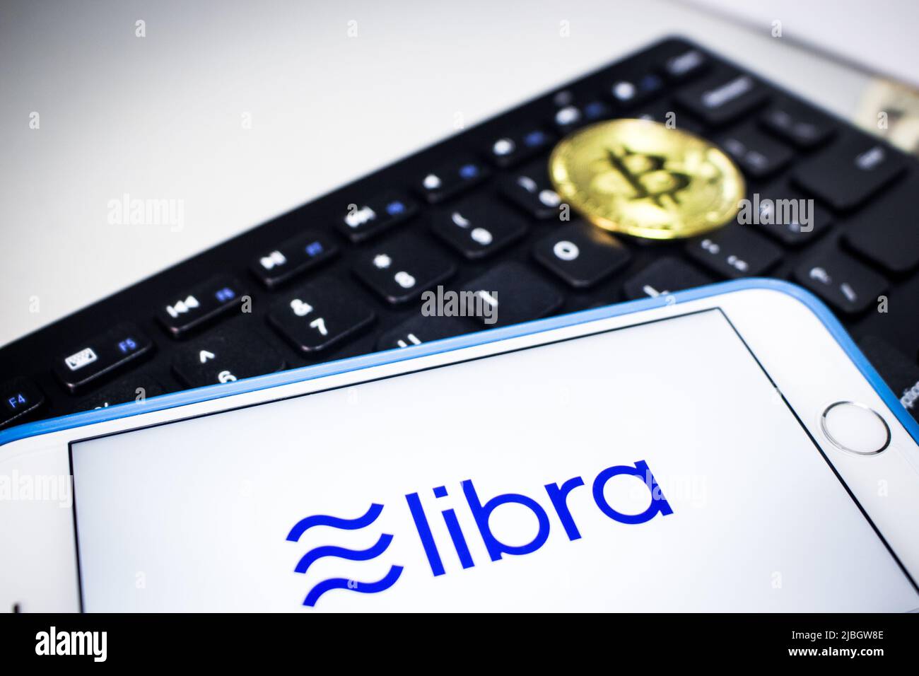 The Concept image of Libra, a permissioned blockchain digital currency ...