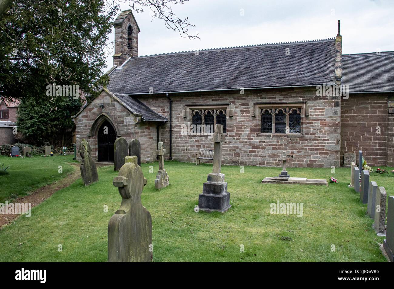 St James church Cotes Heath Staffordshire Stock Photo - Alamy