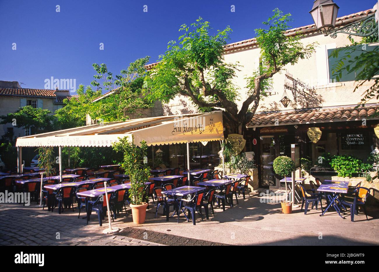 Picturesque medieval perched village of Le Castellet in the Var Stock ...