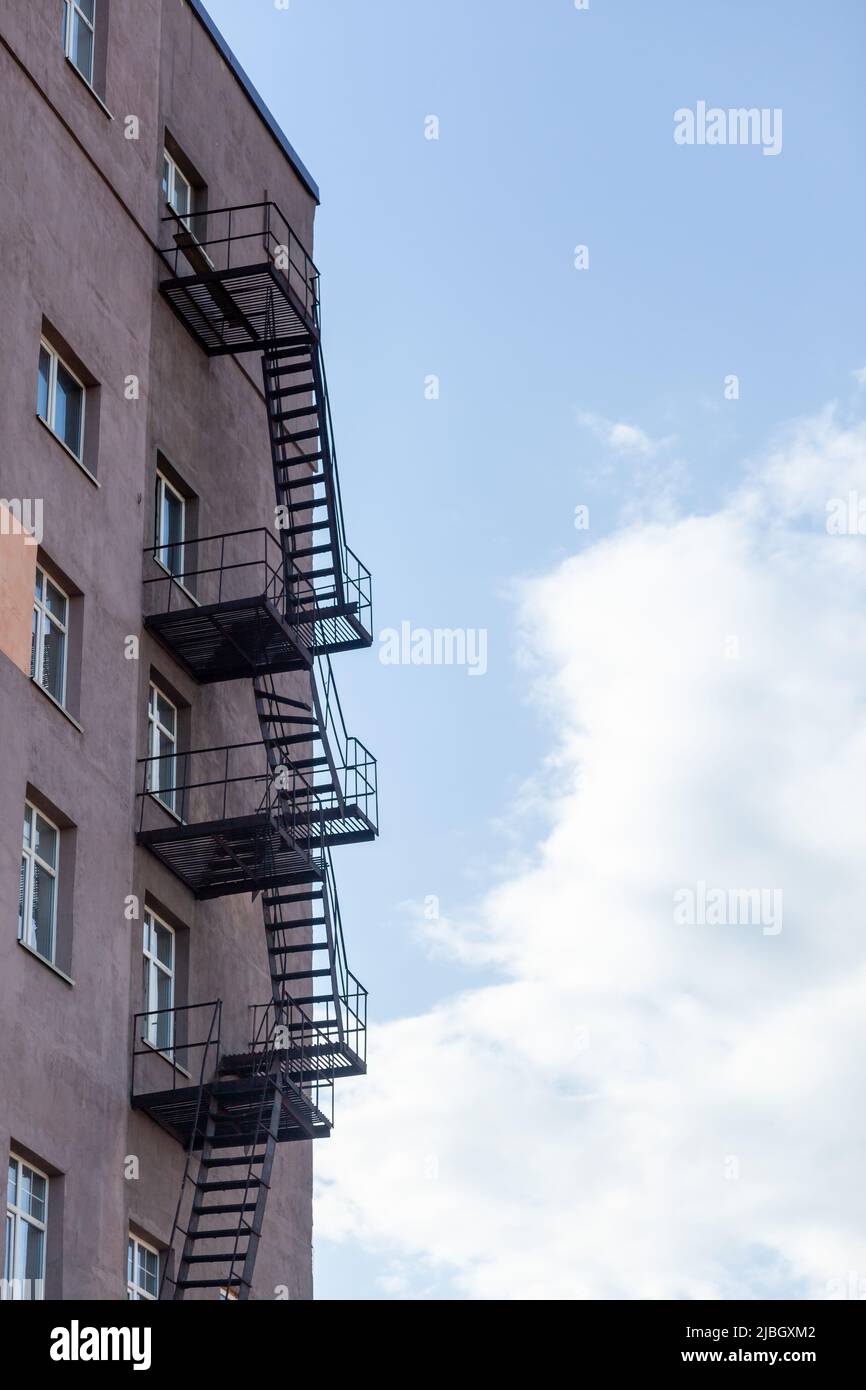 Fire escape ladder stair stairs hi-res stock photography and images - Alamy