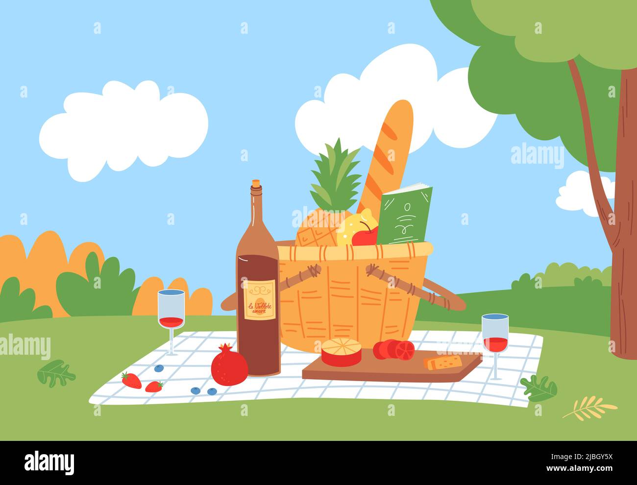 Picnic classy Stock Vector Images - Alamy