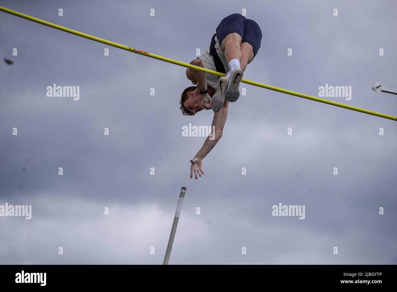 HENGELO, NETHERLANDS - JUNE 6: Nate Richardz of United States during ...
