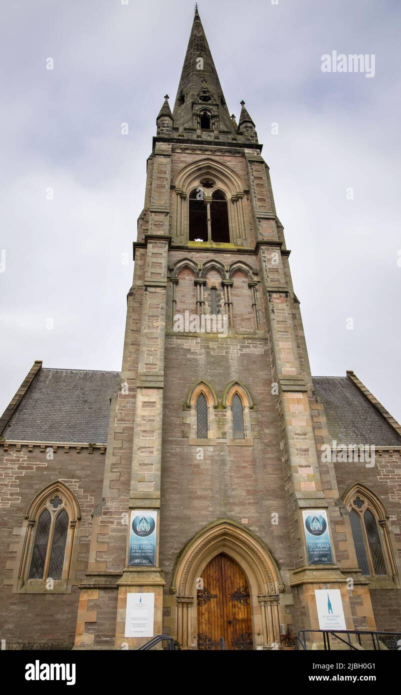 st mathews historic church perth scotland Stock Photo - Alamy
