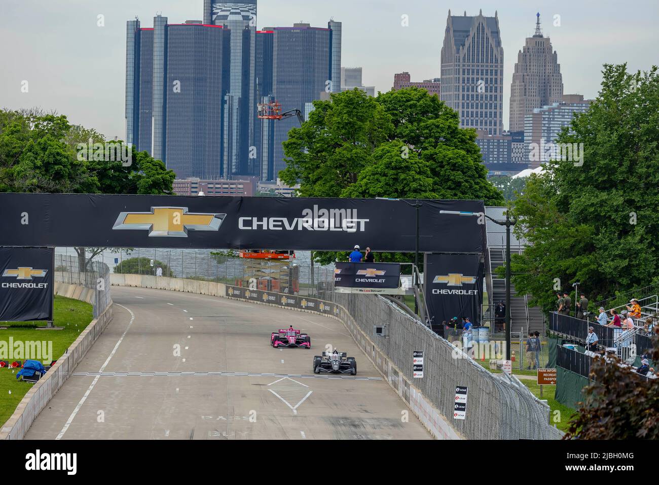 Detroit, MI, USA. 5th June, 2022. TATIANA CALDERON (11) (R) of Bogota ...