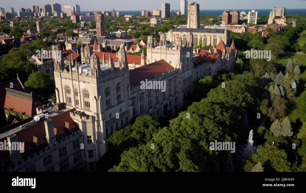 Chicago, Illinois - May 25, 2022: The University of Chicago's college ...