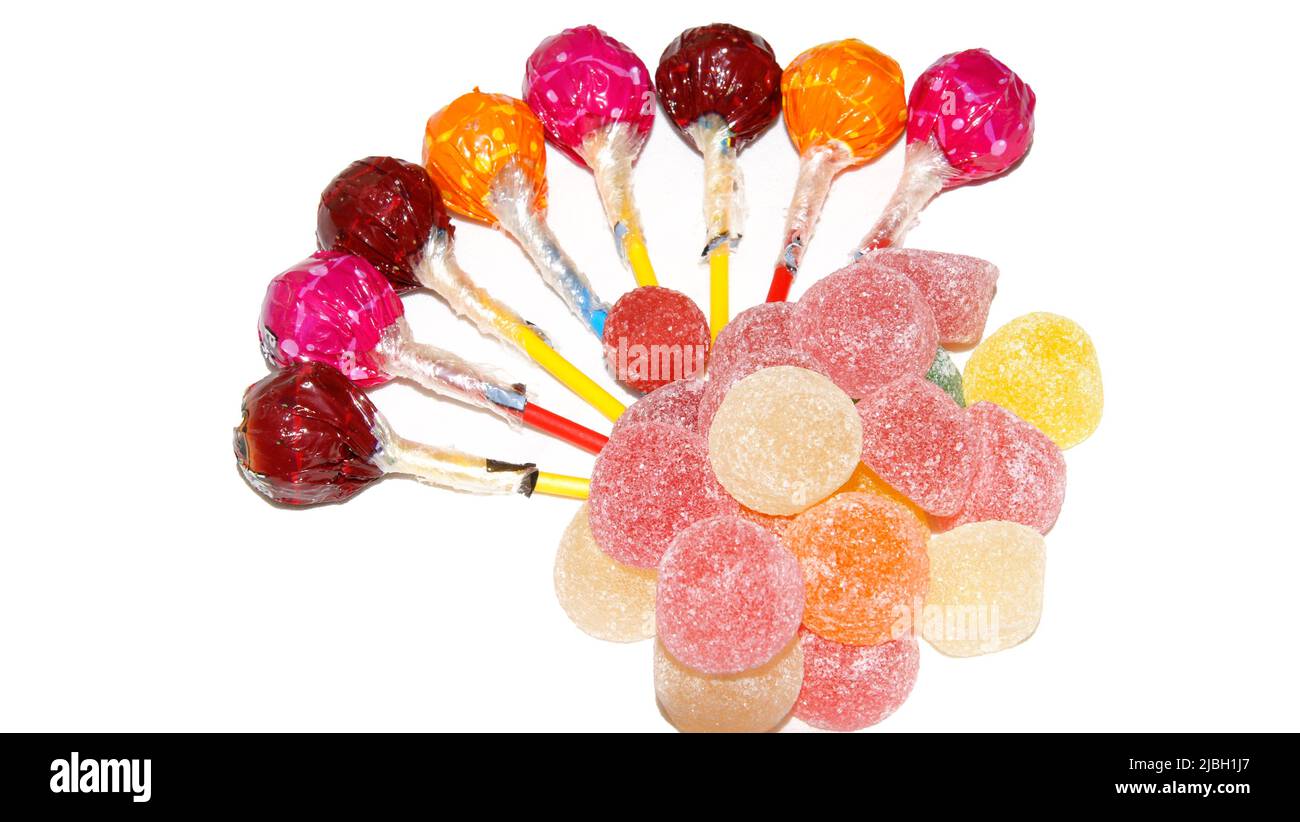 Candies wrapped in colored paper hi-res stock photography and images ...