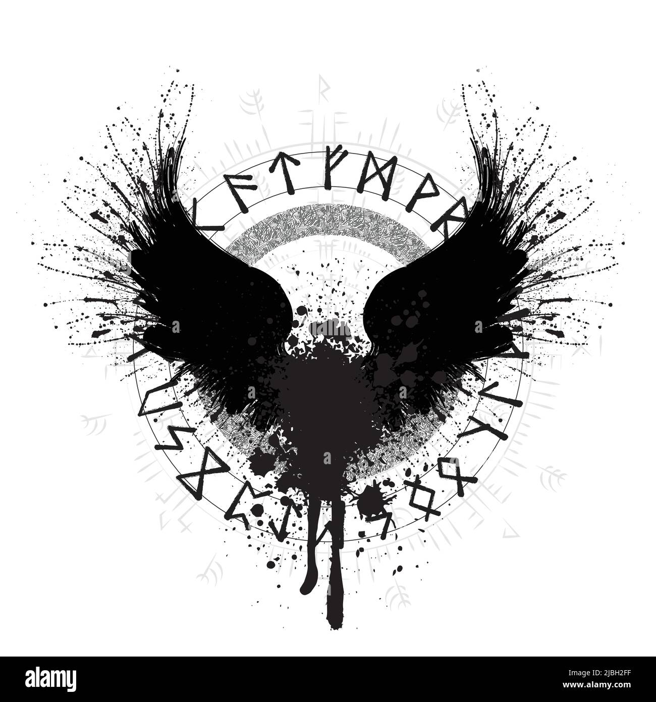 Viking rune drawing hi-res stock photography and images - Alamy