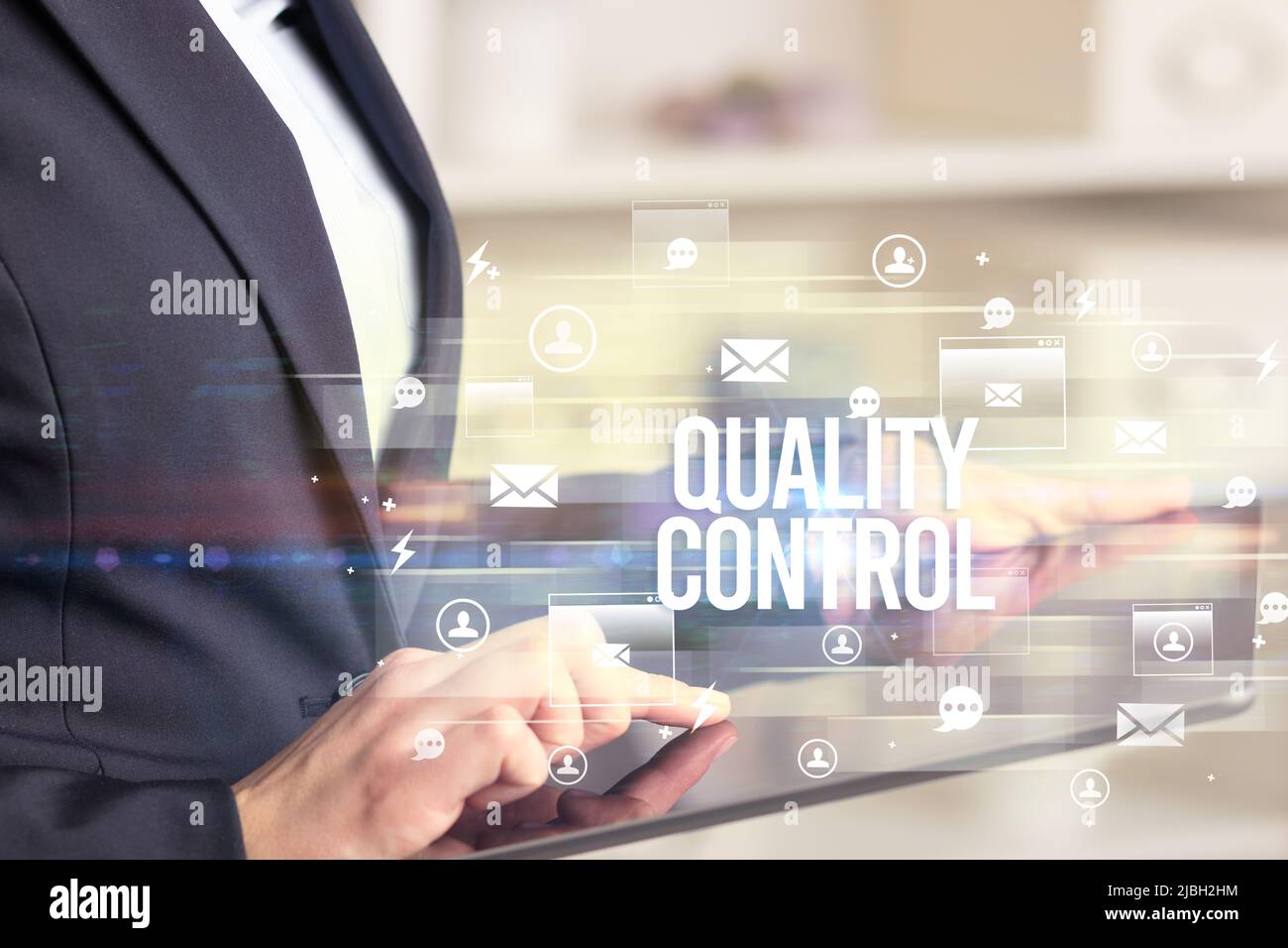 Close-up of a tablet searching modern technology concept Stock Photo ...