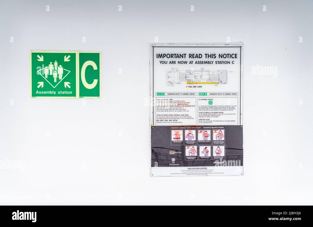 Emergency muster point hi-res stock photography and images - Alamy