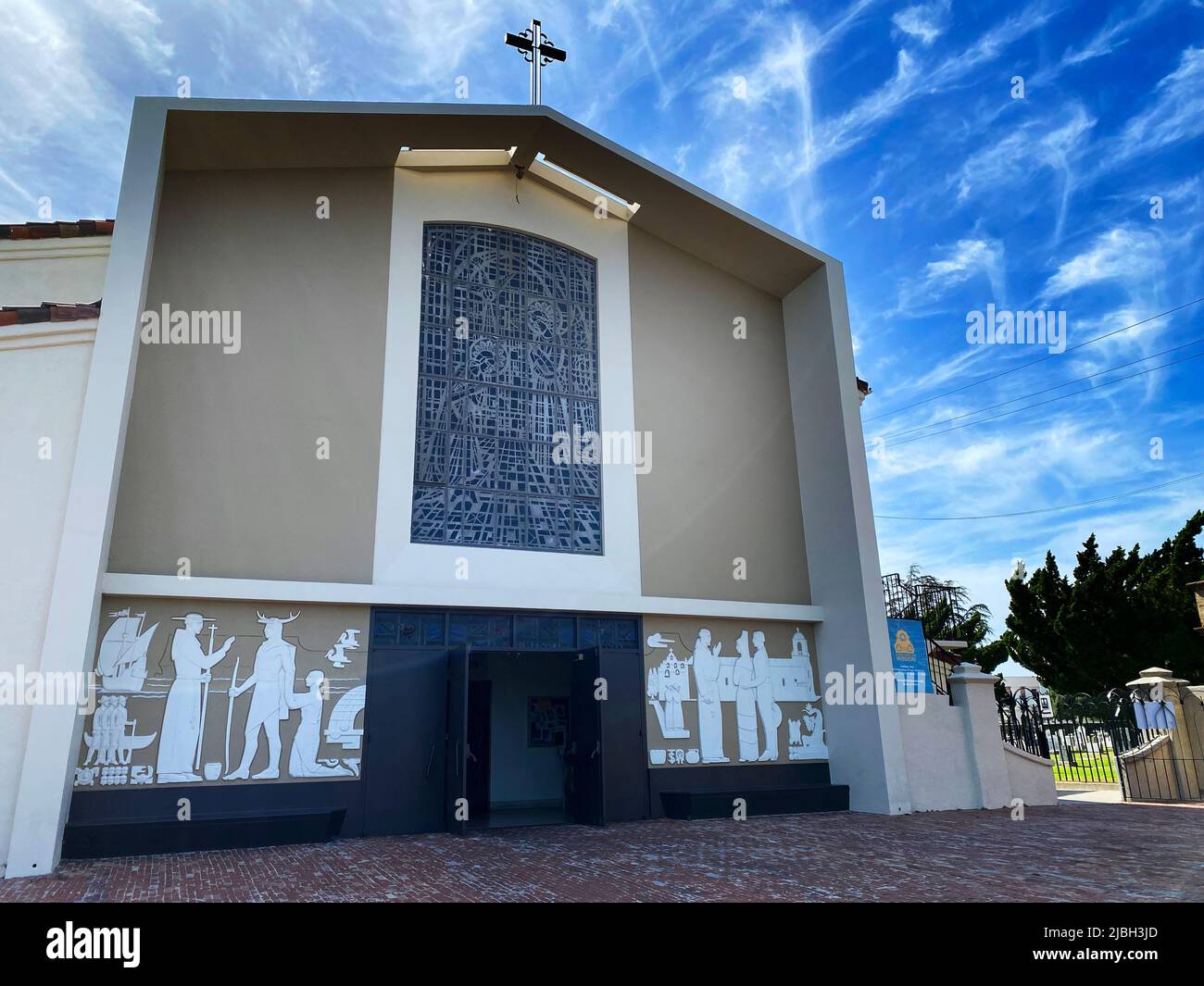 Mision de san gabriel arcangel hi-res stock photography and images - Alamy