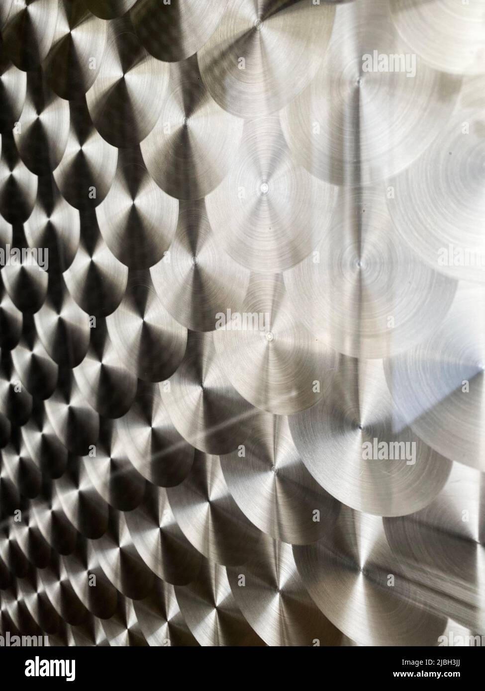 A geometric brushed aluminum texture Stock Photo - Alamy