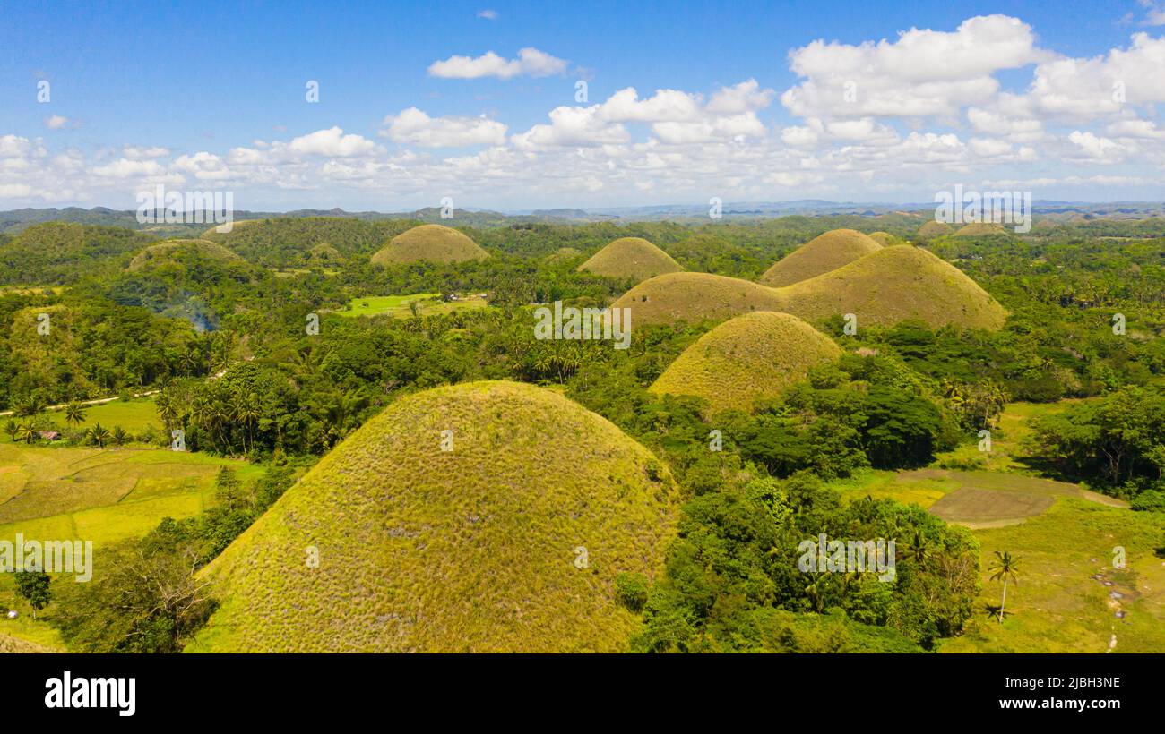 Chocolate Hills - one of the main attractions of the island of Bohol ...