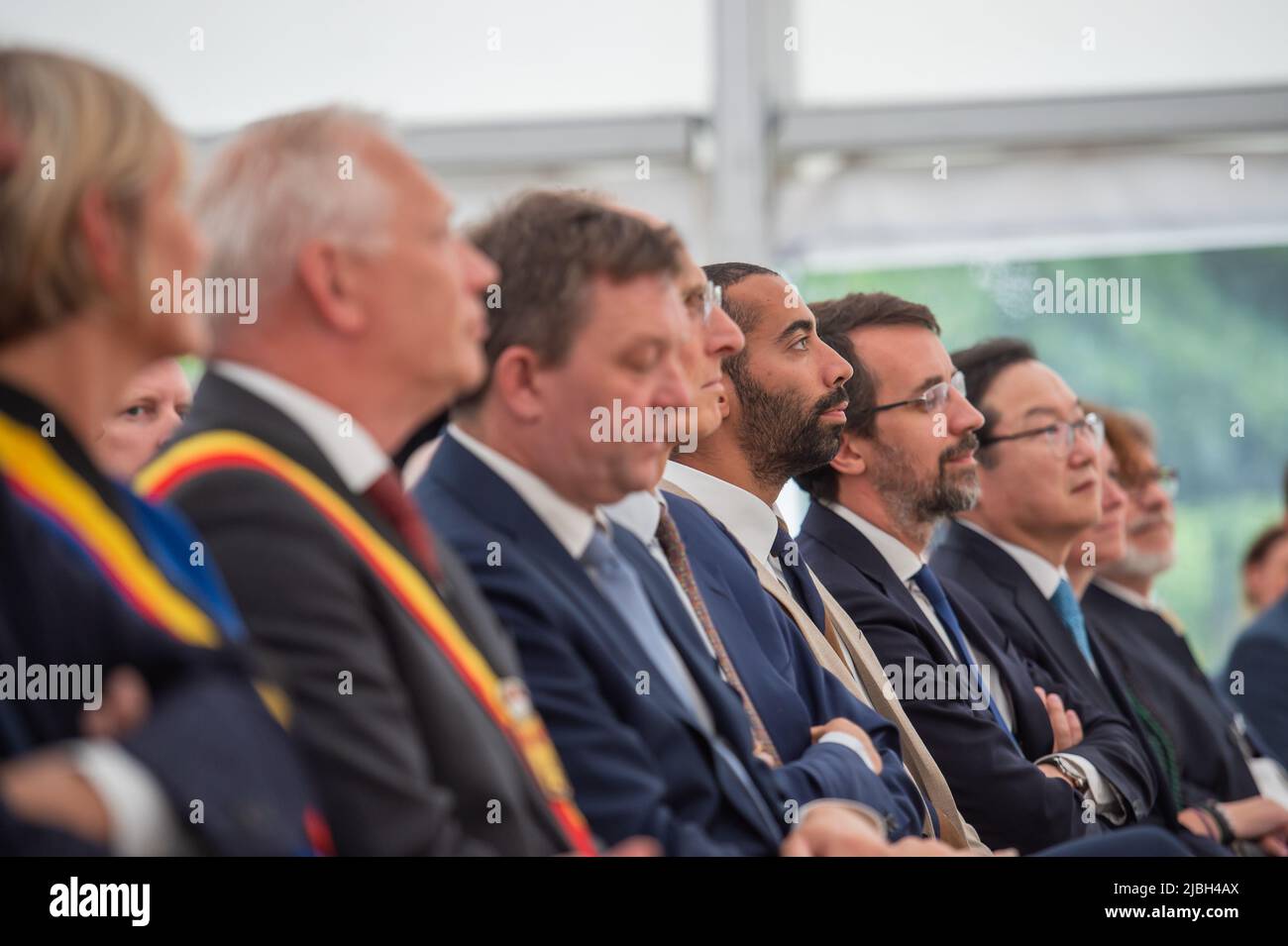 State Secretary Sammy Mahdi is seen at the award ceremony for the ...