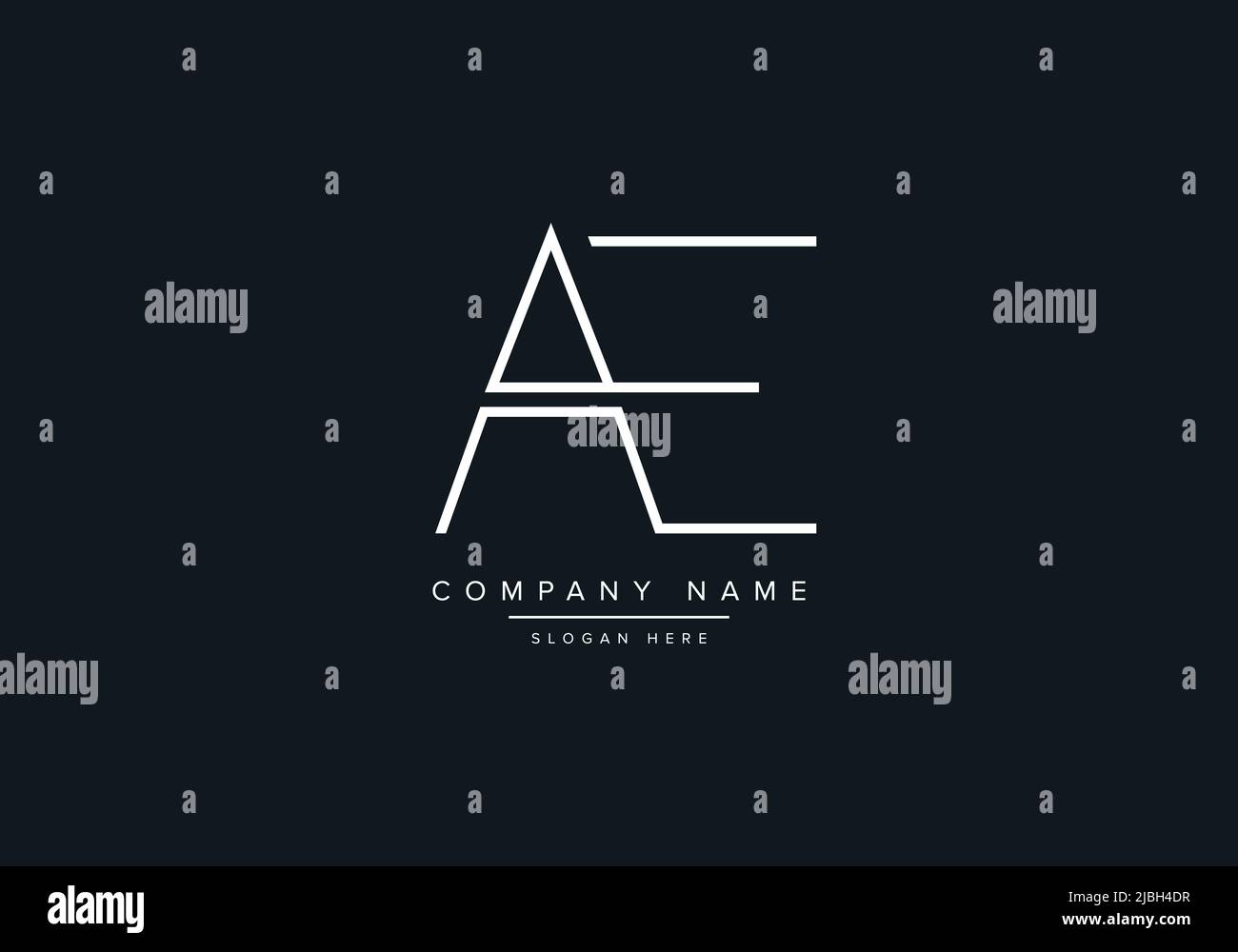 AE LETTER LOGO DESIGN VECTOR TEMPLATE Stock Vector Image & Art - Alamy