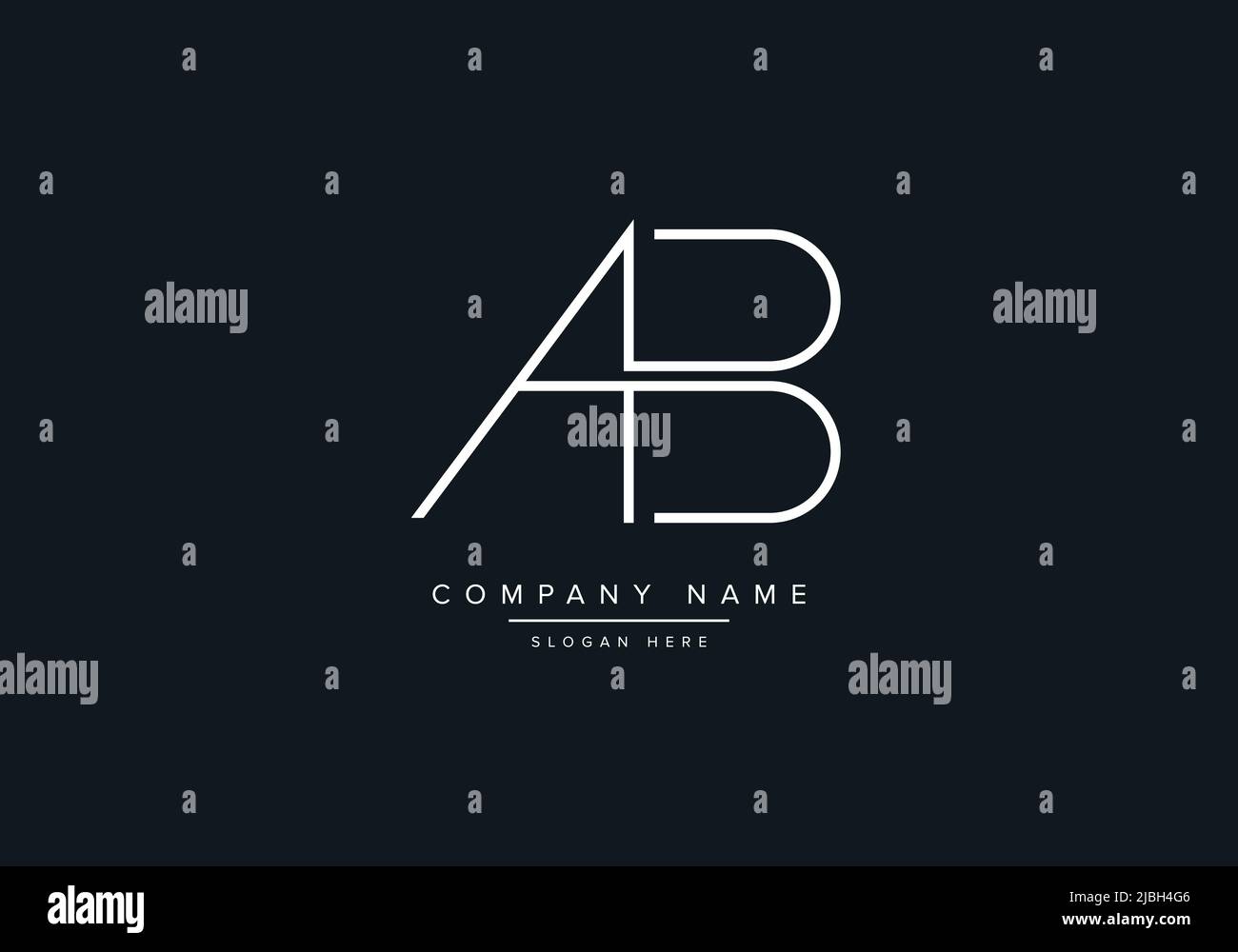 3d abstract style logo letter hi-res stock photography and images - Alamy