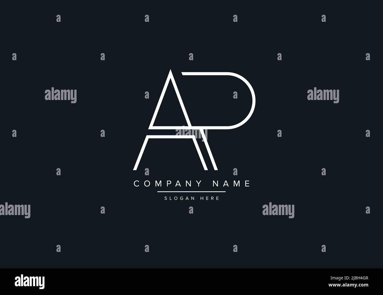 AP LETTER LOGO DESIGN VECTOR TEMPLATE Stock Vector Image & Art - Alamy