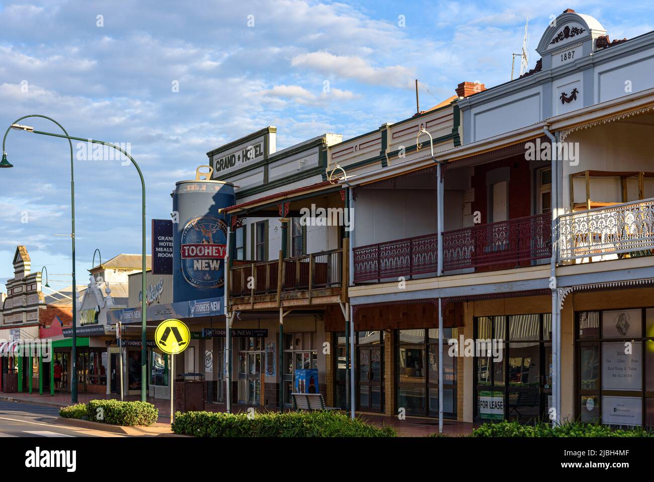 The Grand Hotel with a giant Tooheys New can on Marshall Street in ...