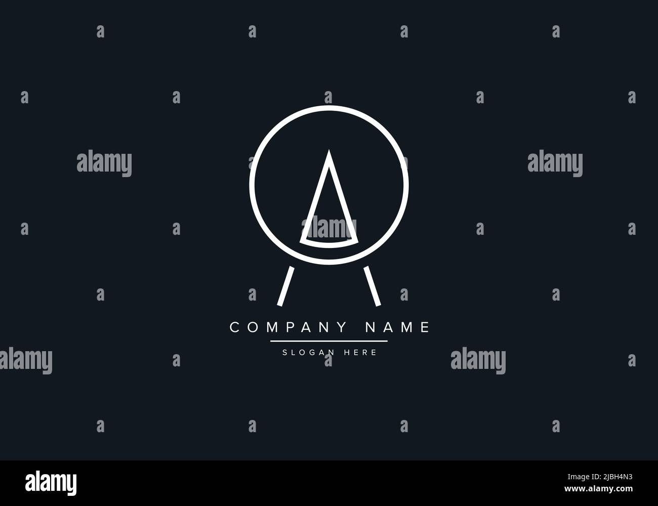 OA LETTER LOGO DESIGN VECTOR TEMPLATE Stock Vector Image & Art - Alamy
