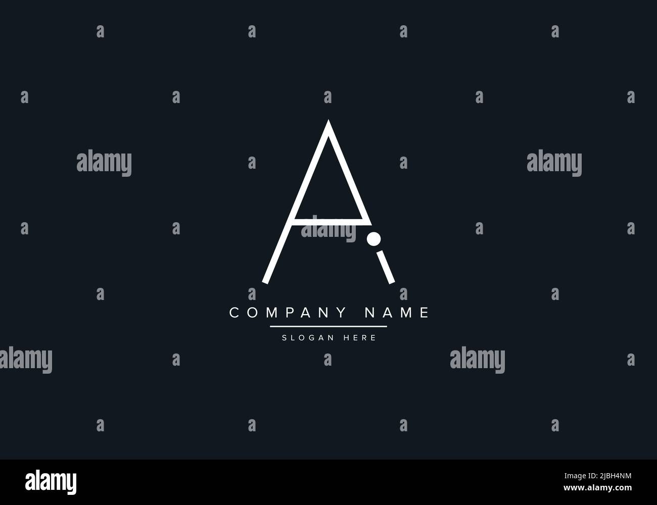 Ai logo design 3d hi-res stock photography and images - Alamy