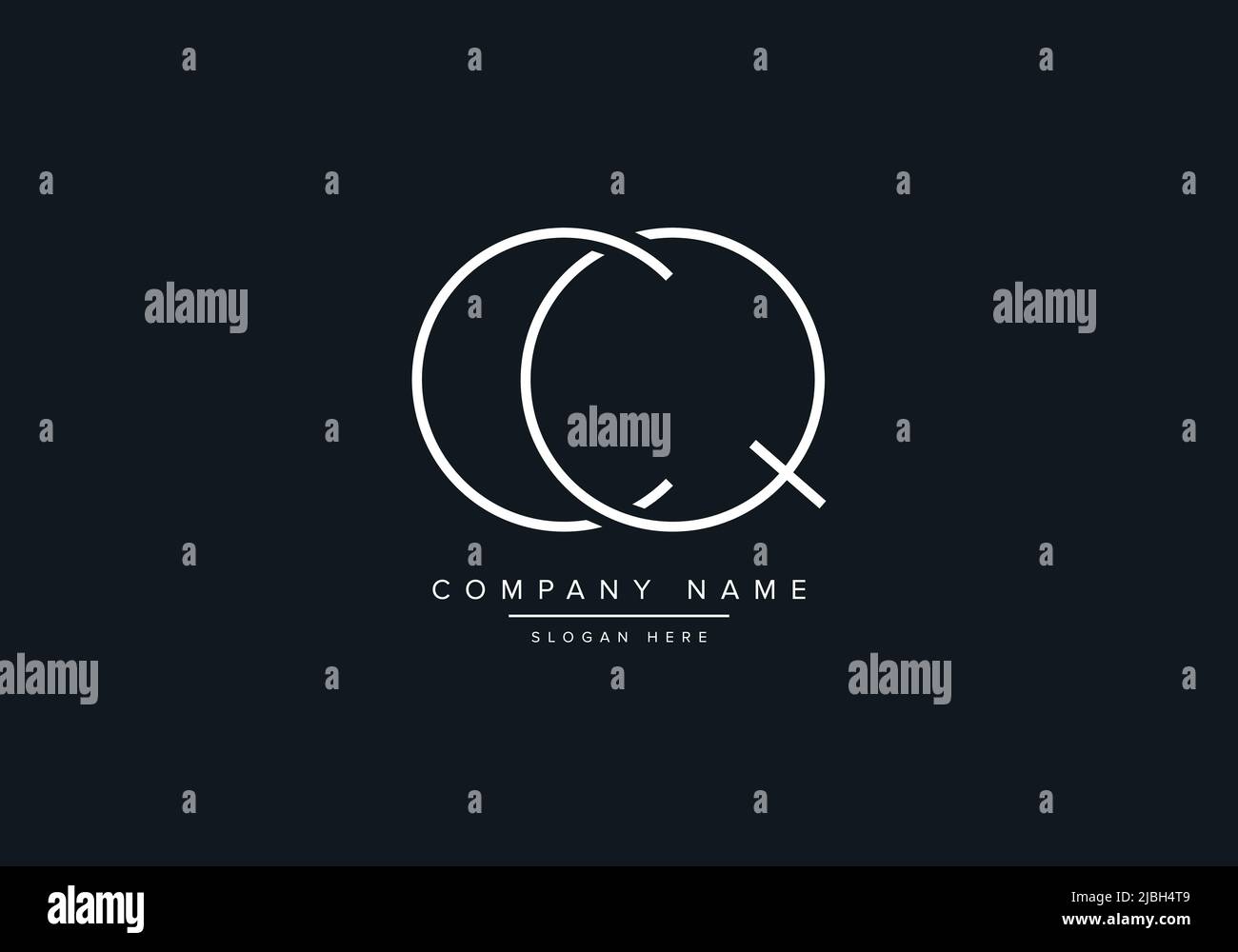 Letter cq logo hi-res stock photography and images - Alamy