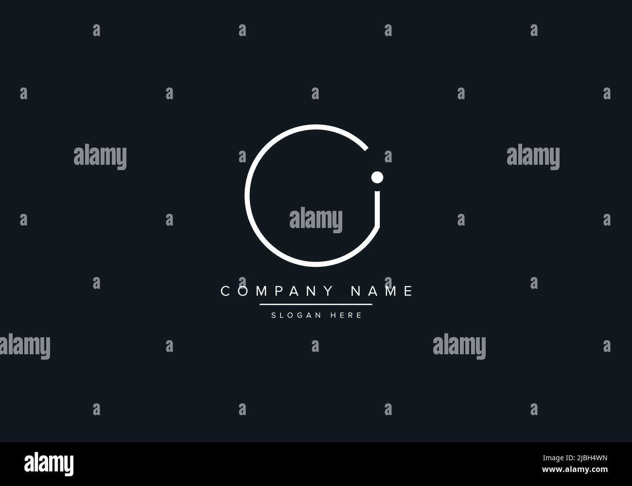 Letter ci logo hi-res stock photography and images - Alamy