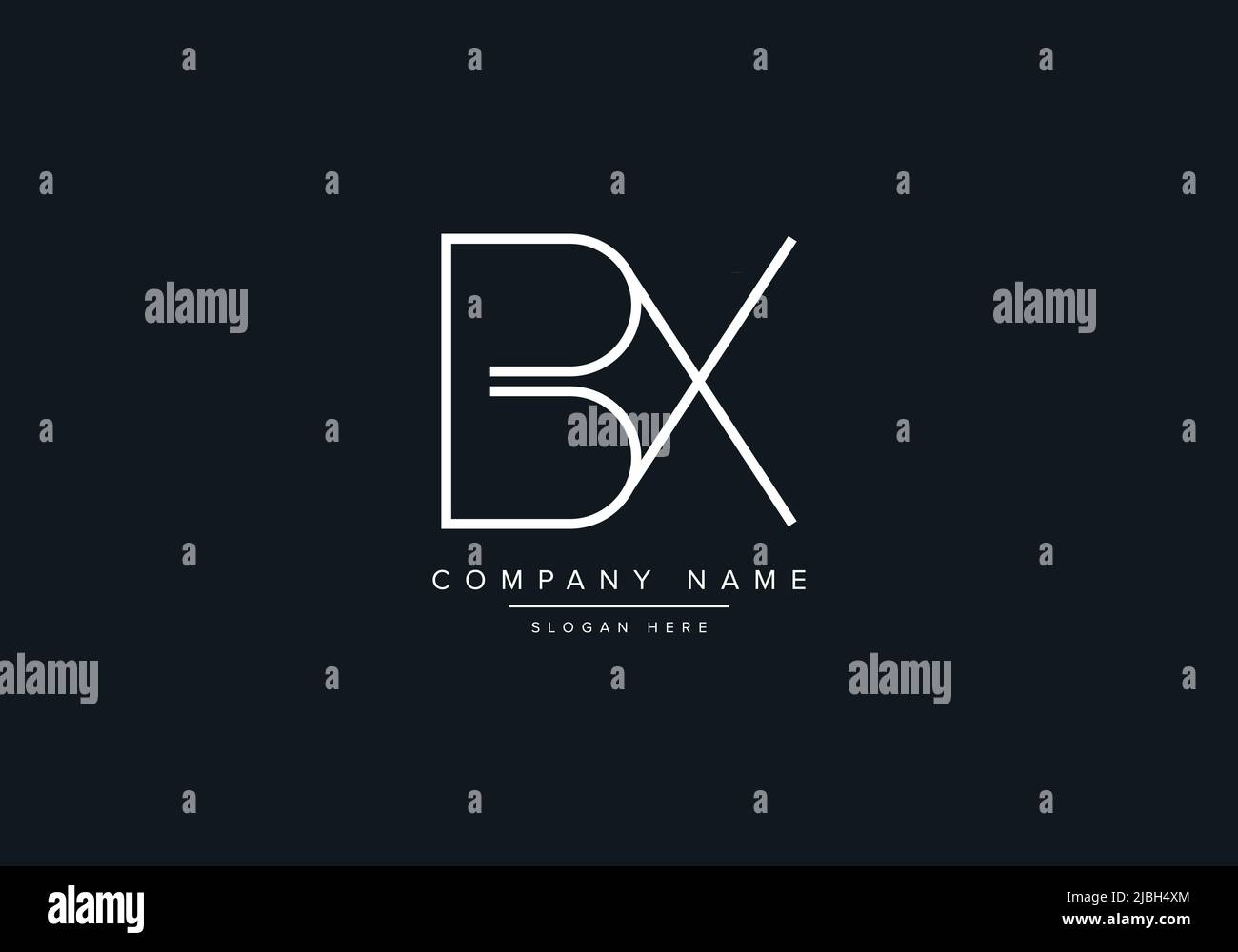 BX LETTER LOGO DESIGN VECTOR TEMPLATE Stock Vector Image & Art - Alamy