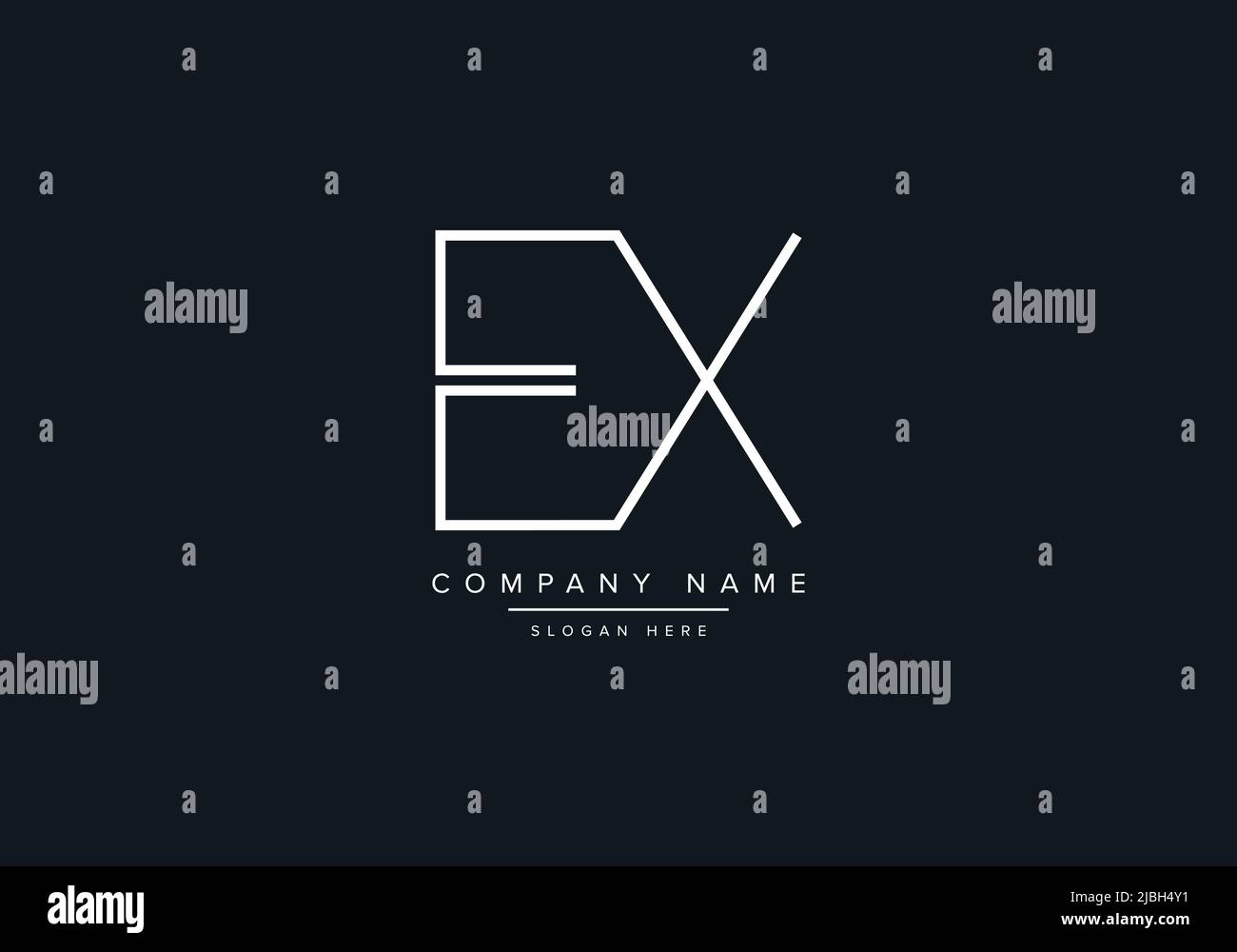 EX LETTER LOGO DESIGN VECTOR TEMPLATE Stock Vector Image & Art - Alamy