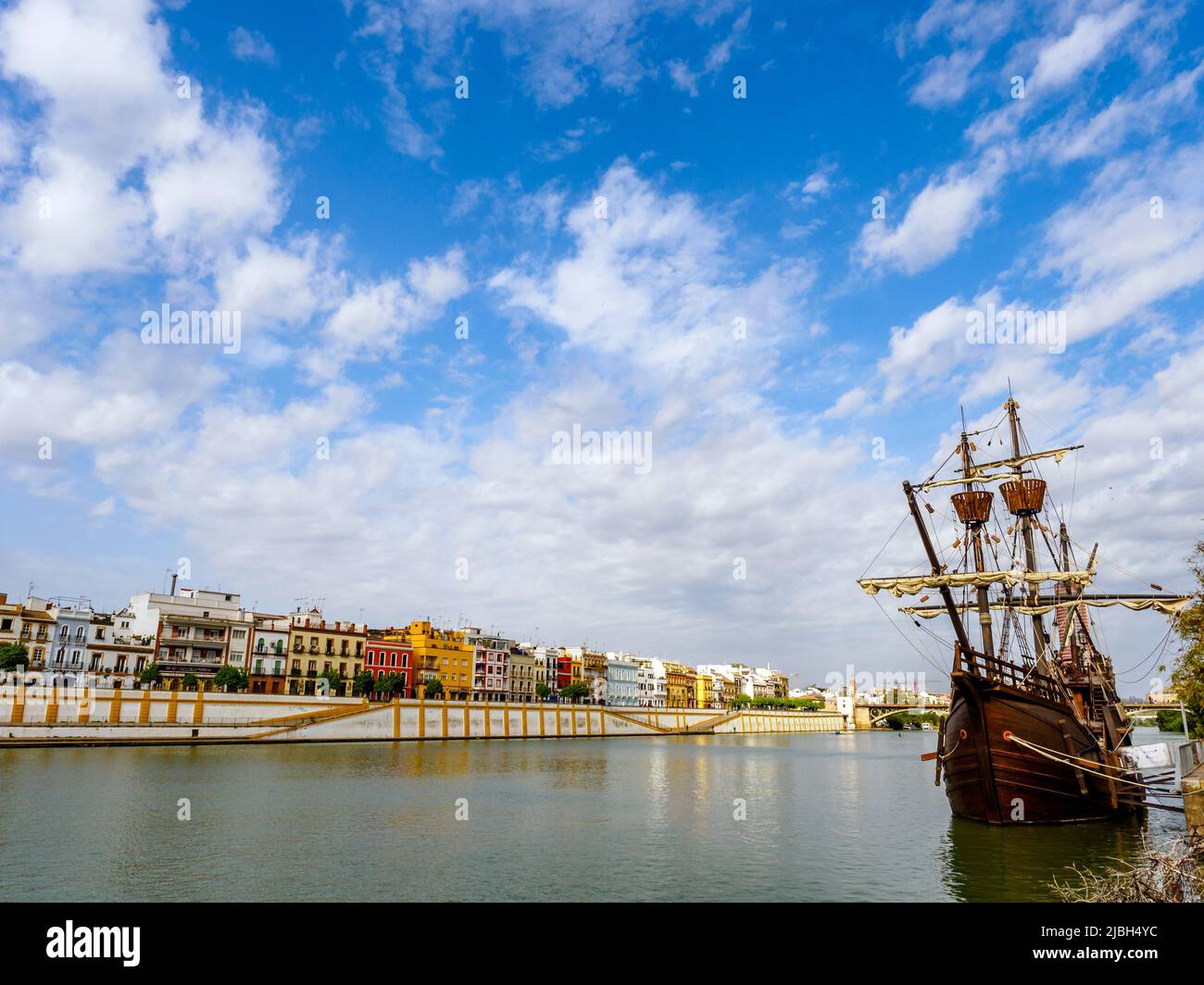 The Galleon Andalucia, a reproduction of a seventeenth-century Spanish ...