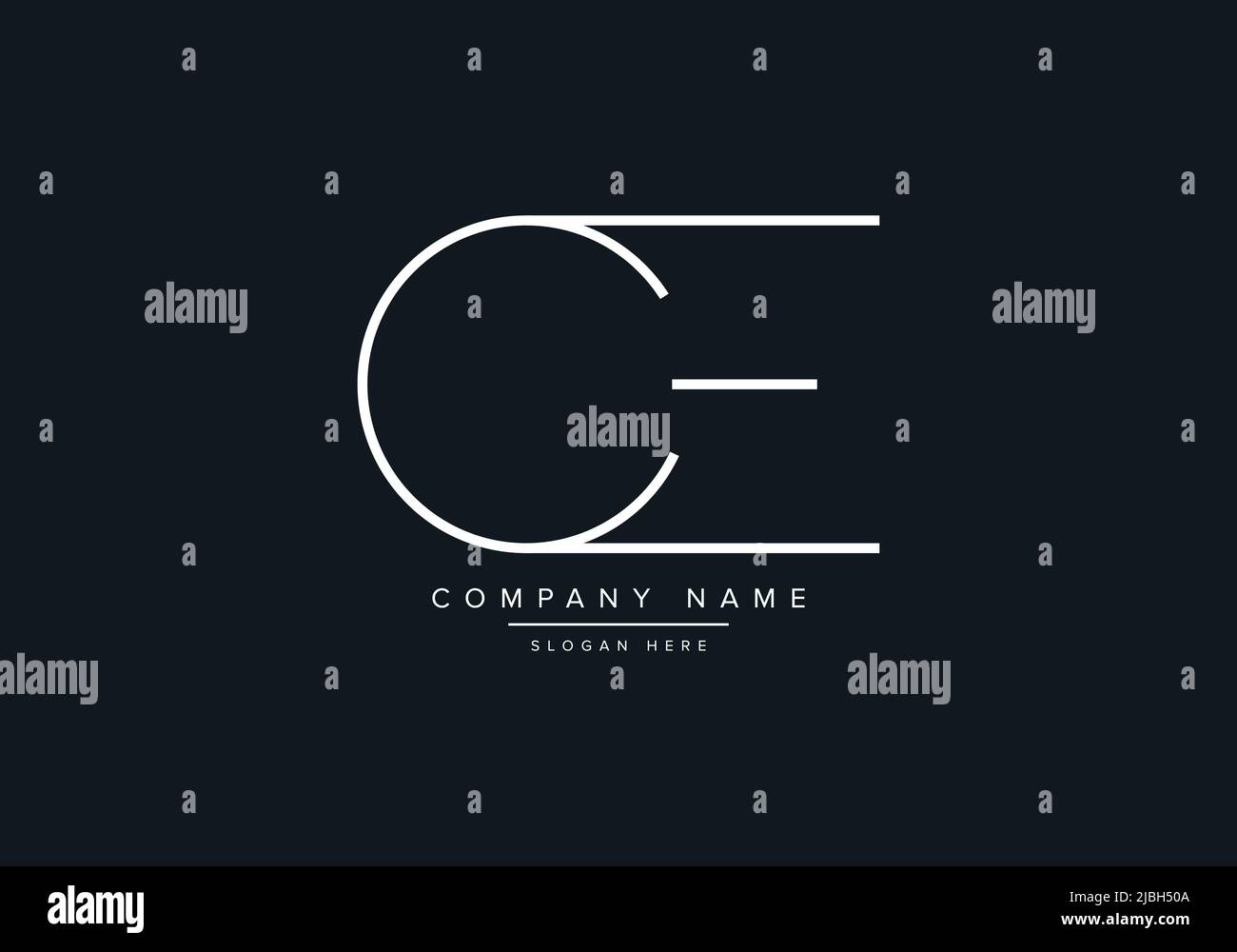 CE LETTER LOGO DESIGN VECTOR TEMPLATE Stock Vector Image & Art - Alamy