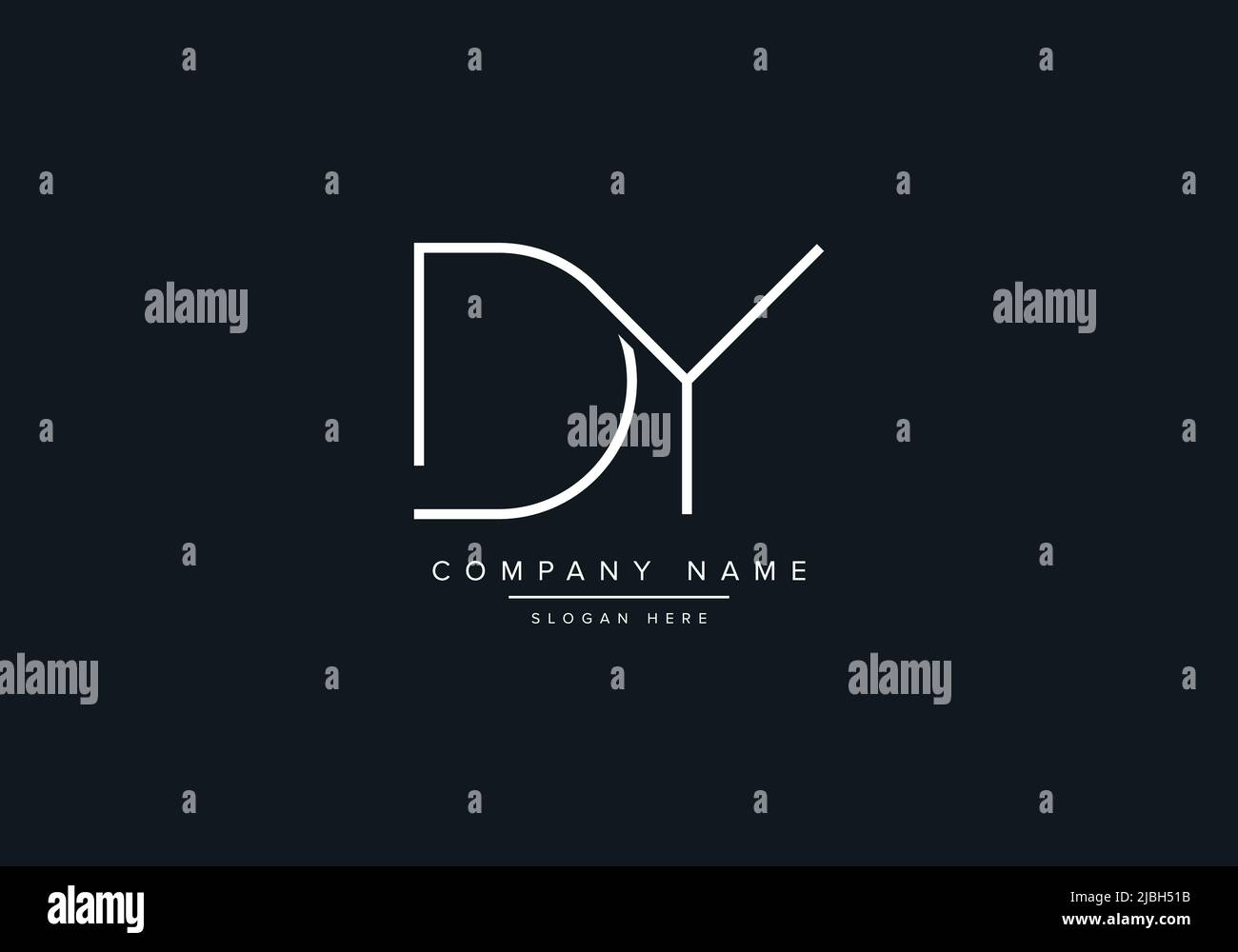 Letter dy logo hi-res stock photography and images - Alamy
