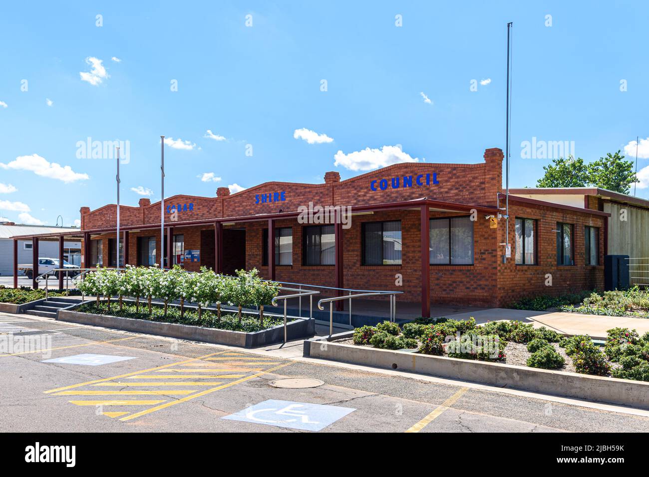 The Cobar Shire Council building Stock Photo - Alamy