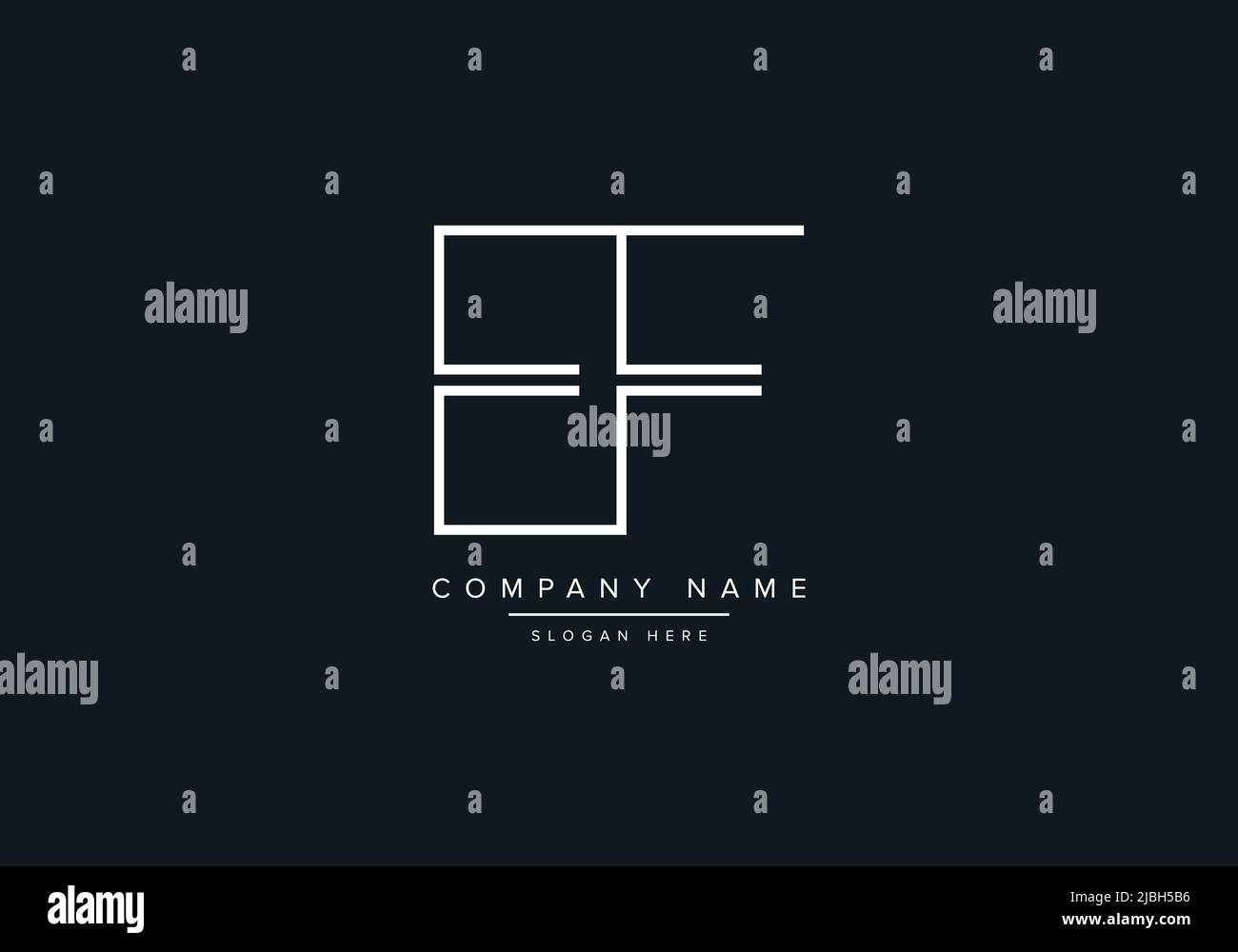 monogram EF alphabet initial line art logo vector, initial logo, logo ...