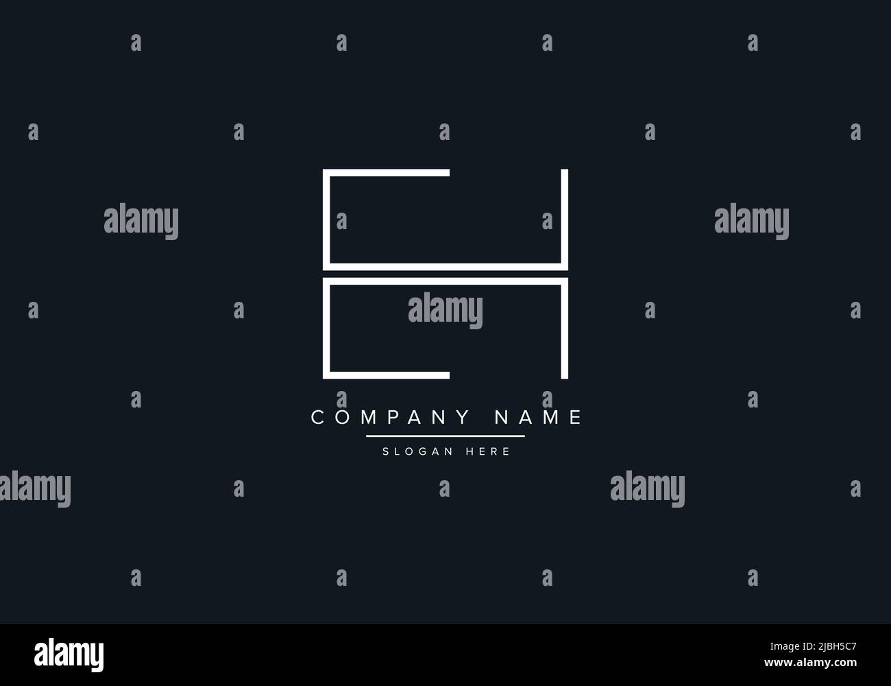 monogram EH alphabet initial line art logo vector, initial logo, logo ...